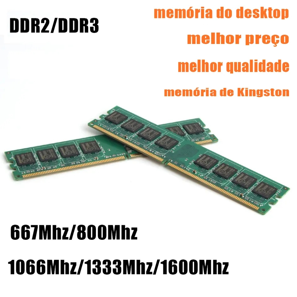 Memoria RAM Kingston PC Desktop 2GB DDR3 1333Mhz | Shopee Brasil
