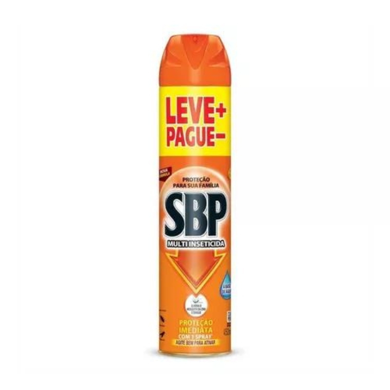 Multi-inseticida Aerossol Sbp Frasco 450ml Grátis 150ml | Shopee Brasil
