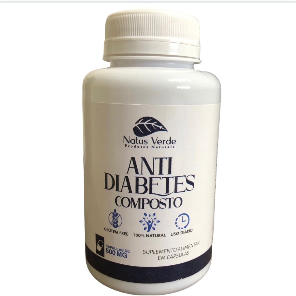 ANTI DIABETES 500 MG 100 CAPS. | Shopee Brasil