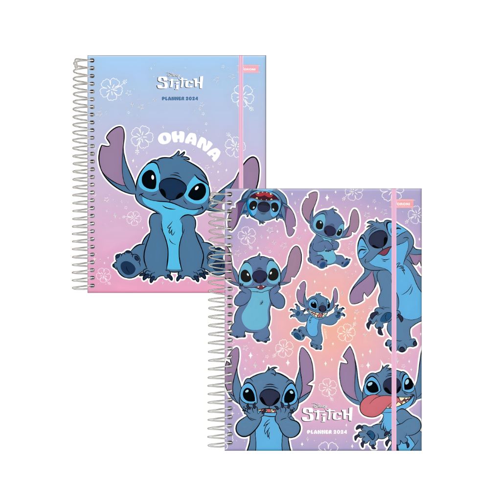 Planner Pessoal Lilo & Stitch Anual Premium 80 Folhas | Shopee Brasil