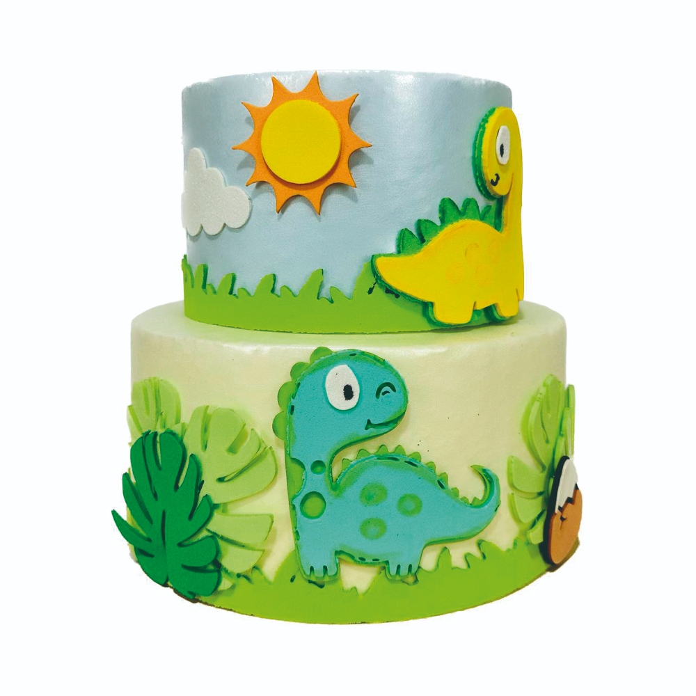 Bolo Fake Dino Baby Dinossauro Eva 20x15 Cm | Shopee Brasil