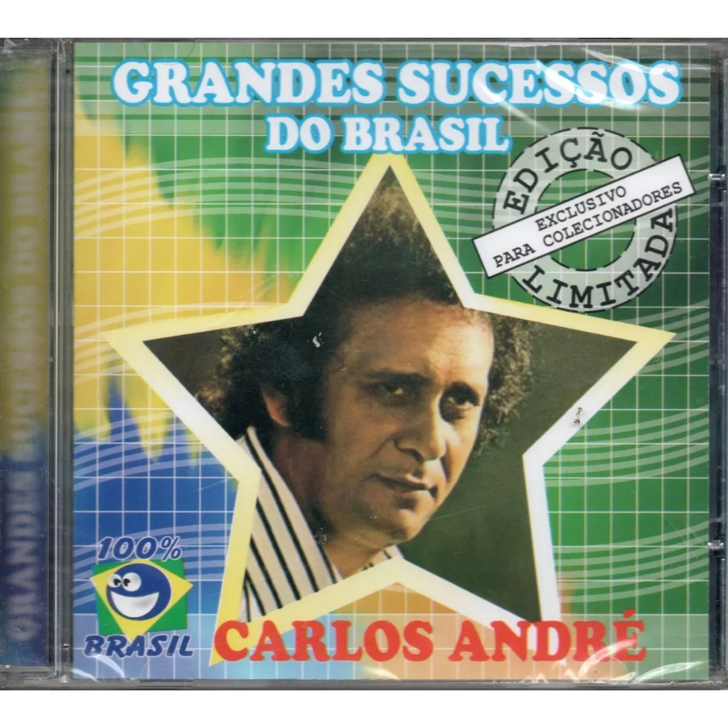 Cd Carlos André - Grandes Sucessos Do Brasil | Shopee Brasil
