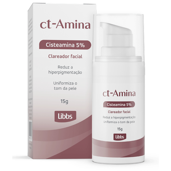 Clareador facial Ct-Amina cisteamina 5% - 15g Libbs | Shopee Brasil