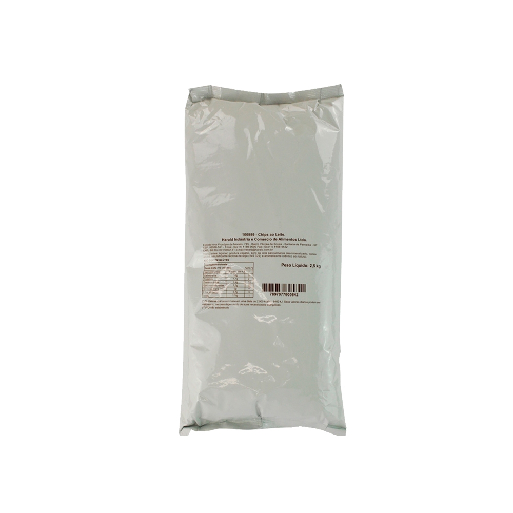 Chocolate Gotas Chipshow Ao Leite Harald 2,5kg | Shopee Brasil