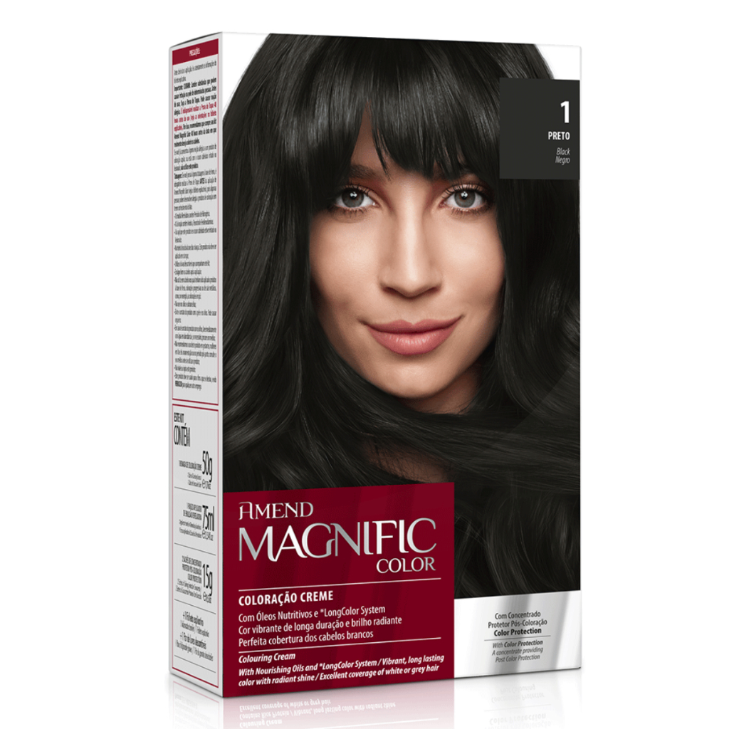 Tinta Magnific Color Amend Dando Cores Vibrantes Longa Duração e ...