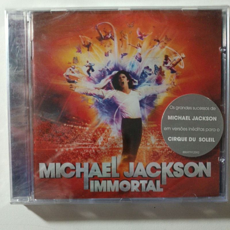 cd Michael Jackson/Immortal/grandes sucessos para em versões inéditas para o cirque du soleil ...