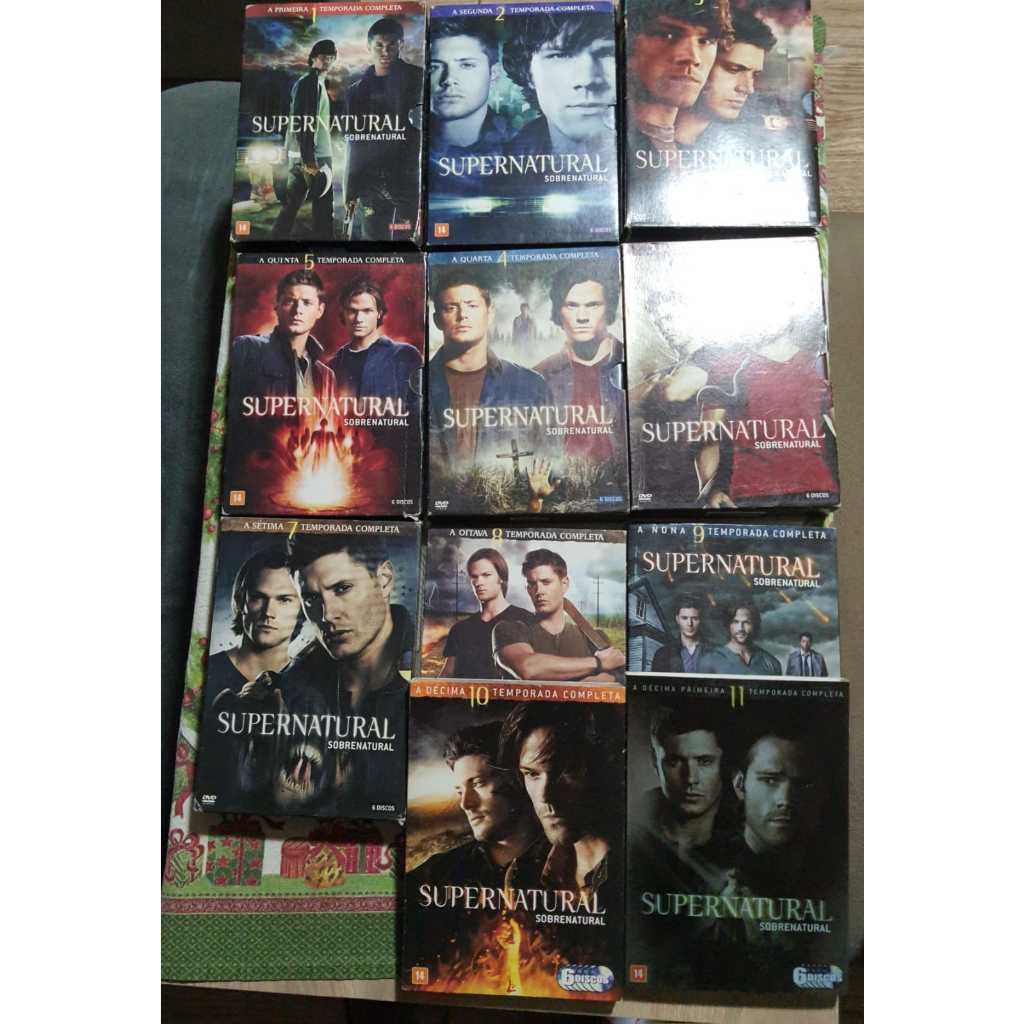 DVDs Supernatural - 4 Temporada (Original) | Shopee Brasil
