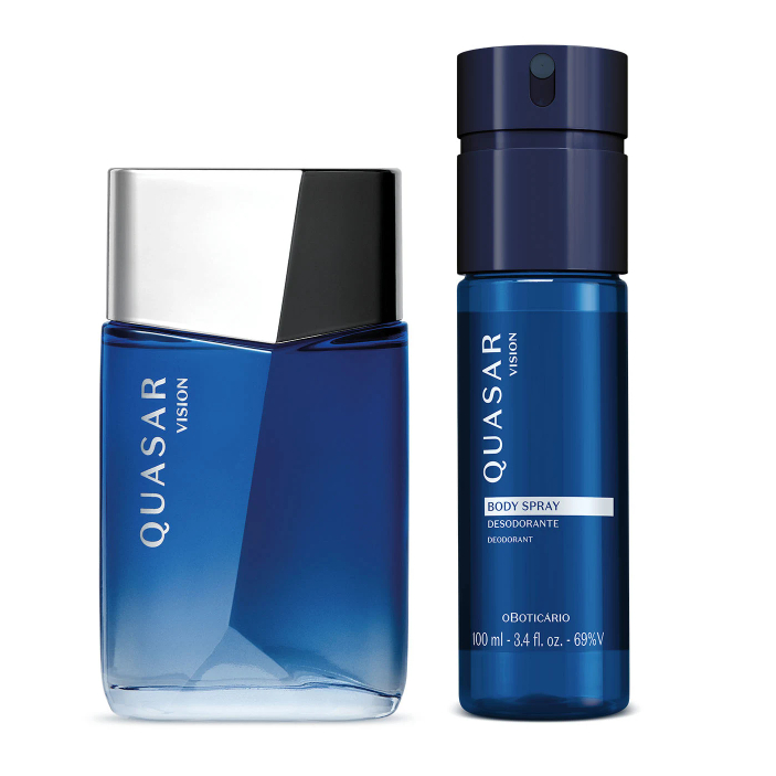 Quasar Vision: Desodorante Colônia 100ml e Body Spray 100ml O Boticário ...