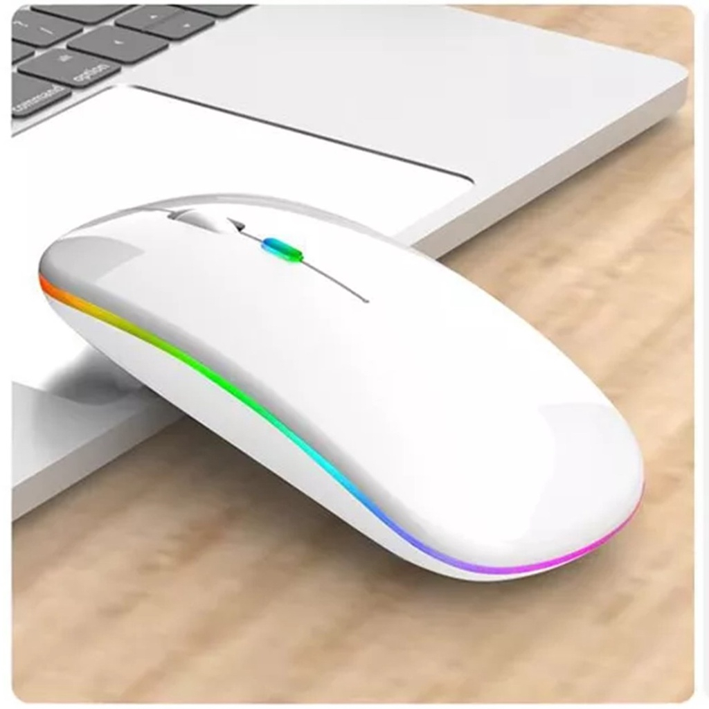 Mouse Sem Fio Com Bateria Interna Recarregável 2,4 Ghz Led Wireless Ergonômico Novo | Shopee Brasil
