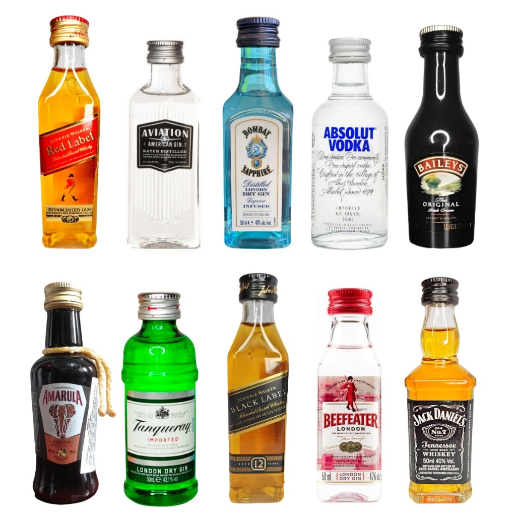 Kit com 10 Miniaturas Originais de 50ml para Presentear Colecionar ...