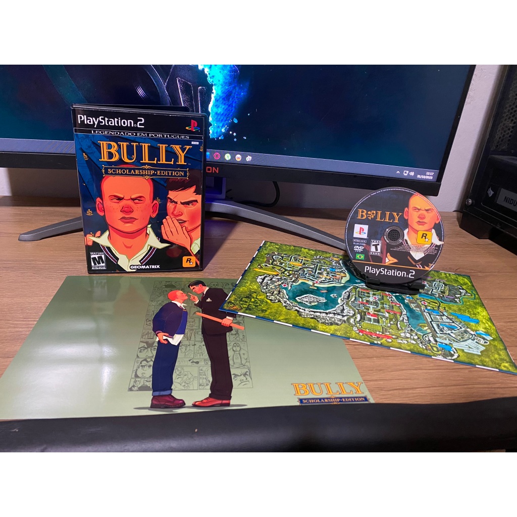 Bully com Mapa/Pôster ( Legendado em Português ) para PS2 | Shopee Brasil