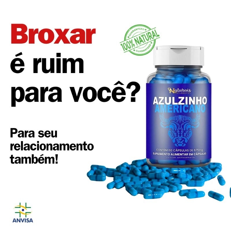 Azulzinho Americano Suplemento Natural Estimulante e Energizante 30 ...