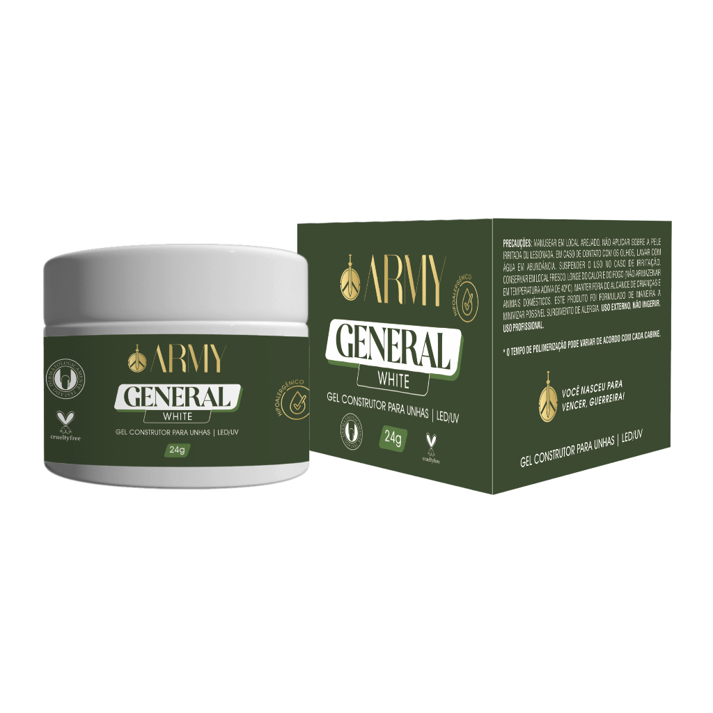 ARMY GENERAL WHITE 24g | Shopee Brasil
