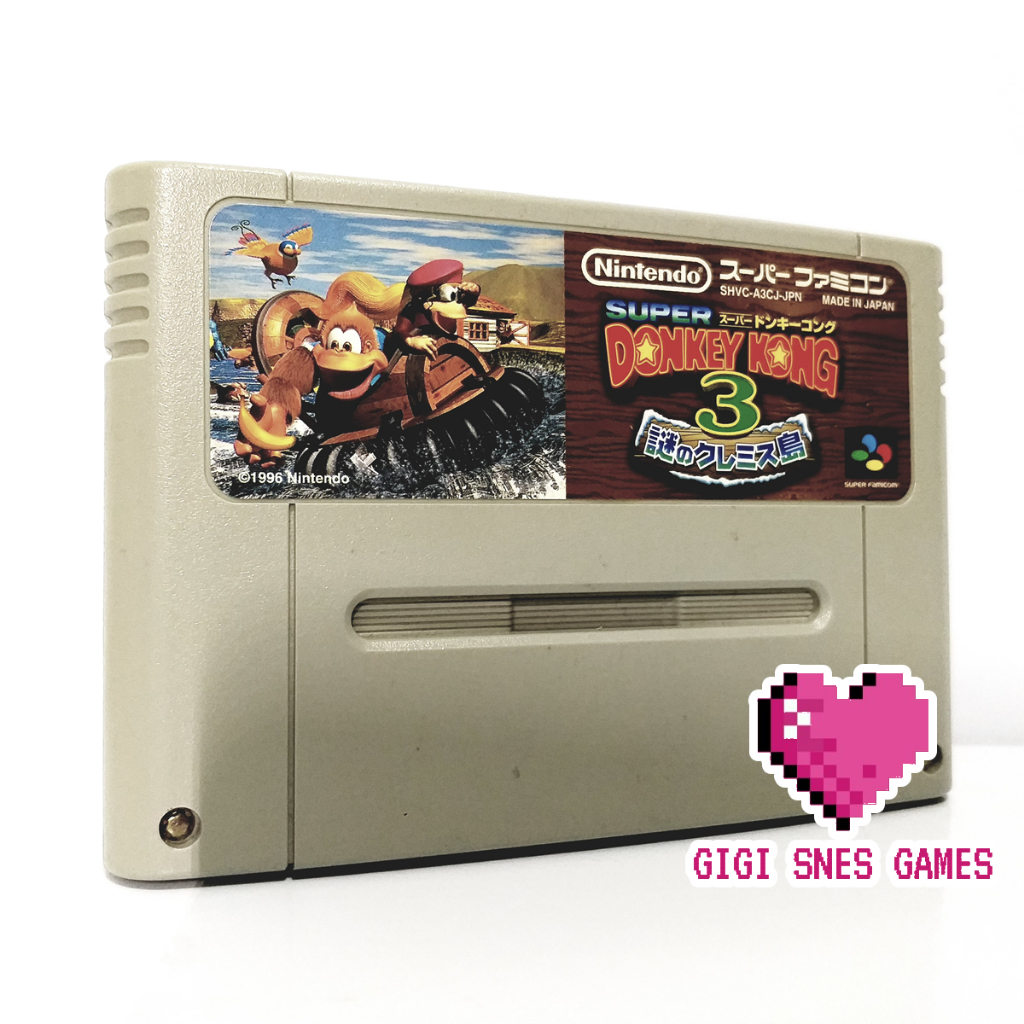 Jogo ORIGINAL Donkey Kong Country 3 (dk3) para Super Nintendo ( SNES ...