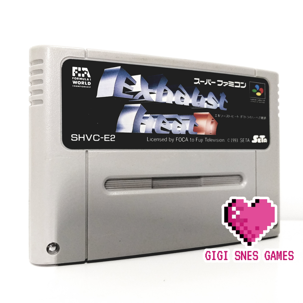 Jogo ORIGINAL Exhaust Heat para Super Nintendo ( SNES / SFC ) | Shopee ...