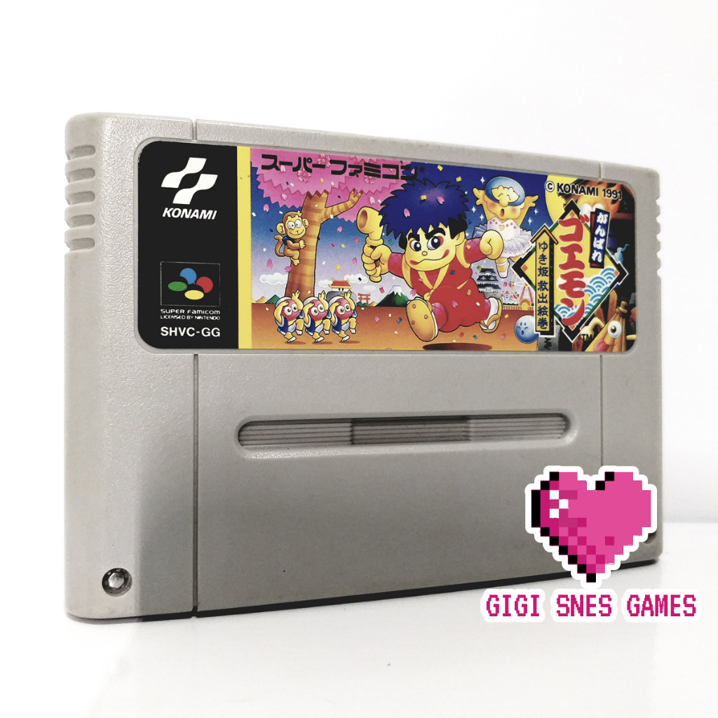 Jogo ORIGINAL Ganbare Goemon para Super Nintendo ( SNES / SFC ...