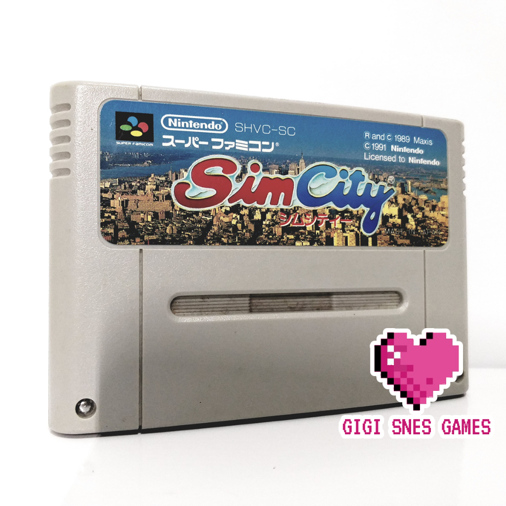 Jogo ORIGINAL Sim City para Super Nintendo ( SNES / SFC ) | Shopee Brasil