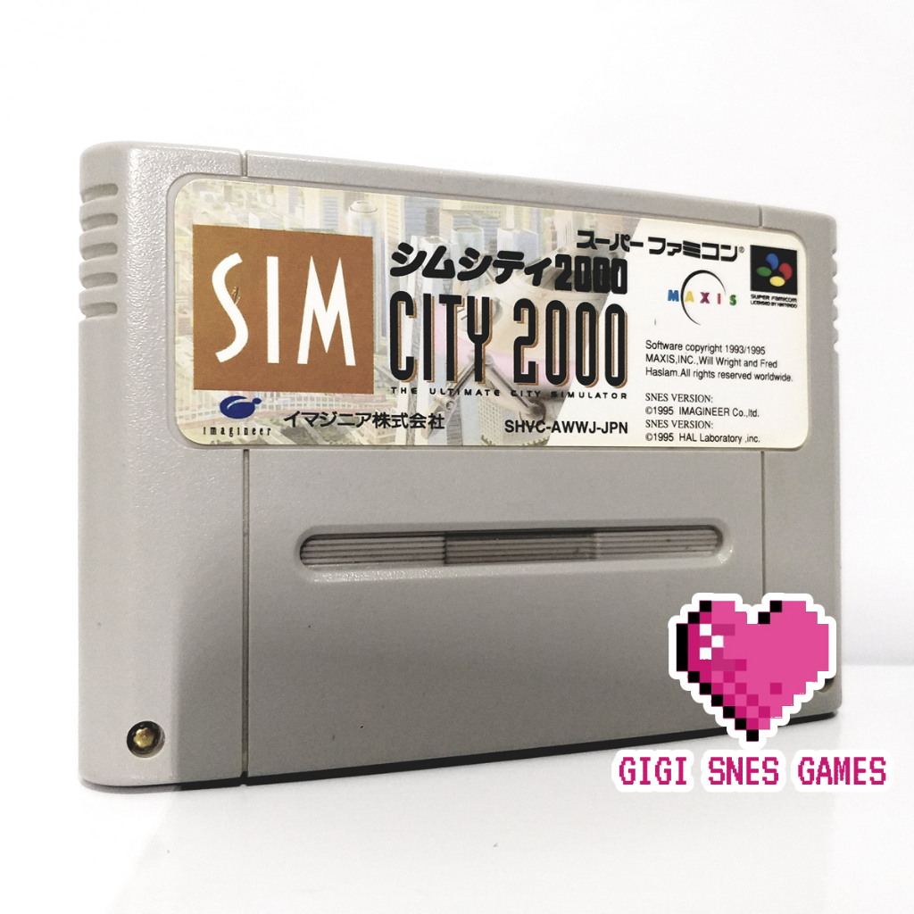 Jogo ORIGINAL Sim City 2000 para Super Nintendo ( SNES / SFC ) | Shopee Brasil