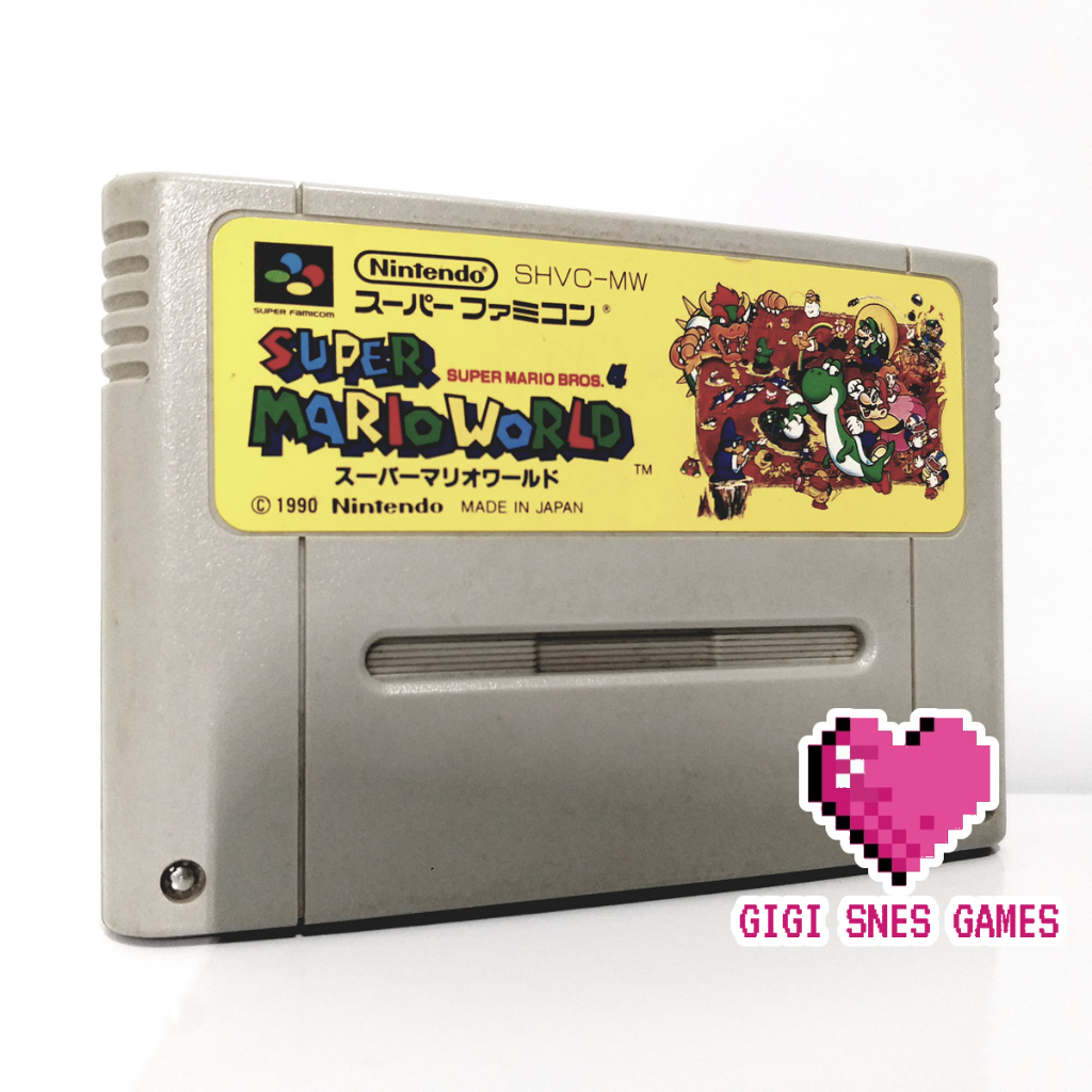 Jogo ORIGINAL Super Mario World para Super Nintendo ( SNES / SFC ...