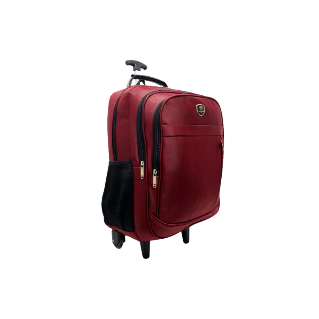 Mochila Executiva Cor Vinho moderna com Rodinhas espaço para notebook ...