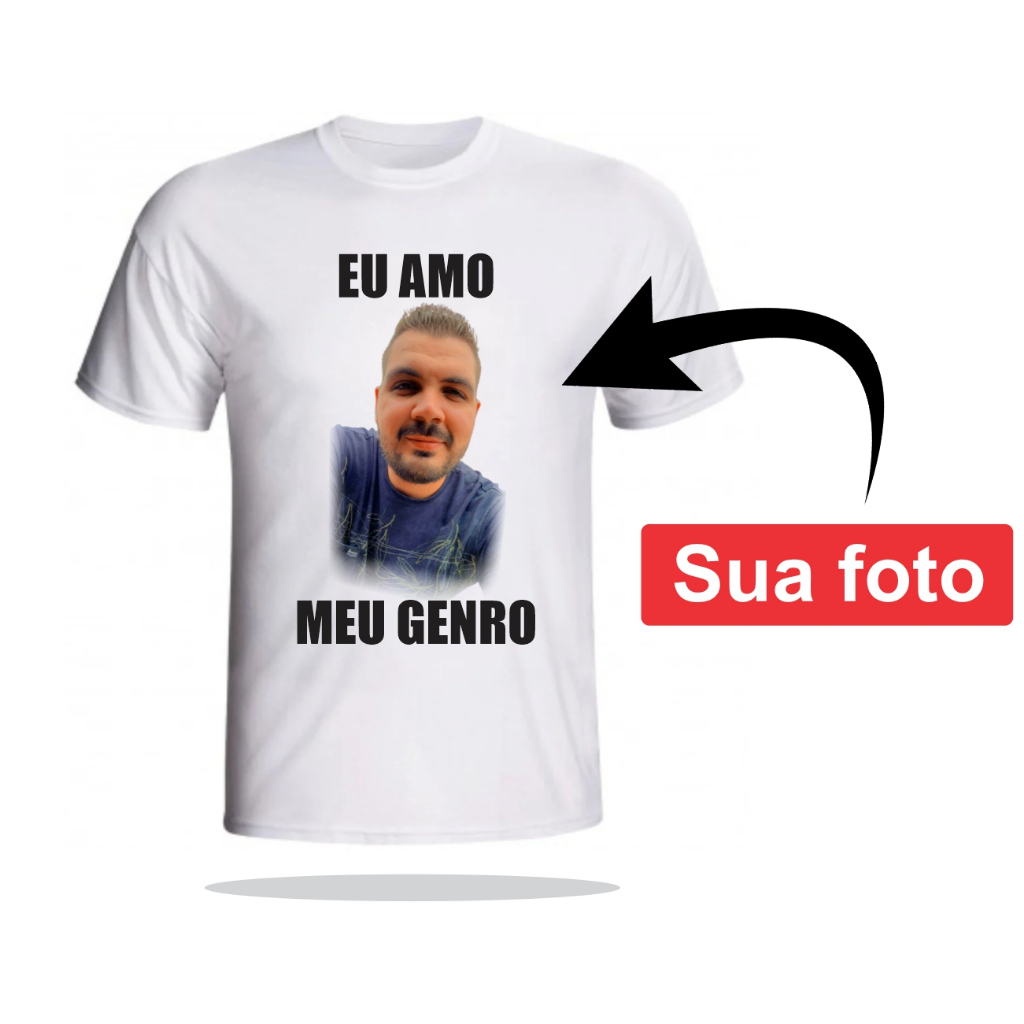 Camisa Personalizada Presente Sogro Eu Amo Meu Genro Estampada | Shopee ...
