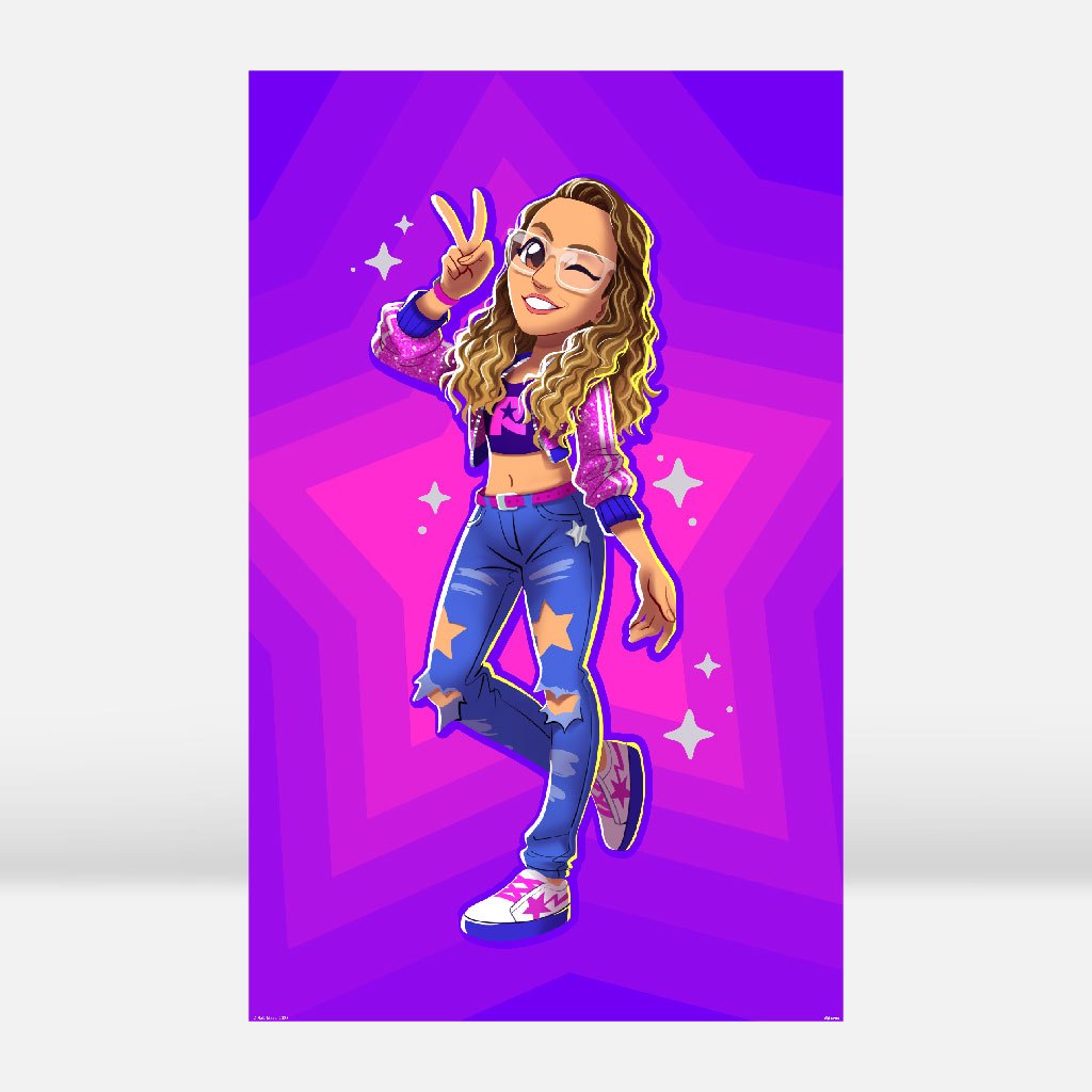 Painel De Festa Lateral Sublimado Em Tecido Tema Rafa e Luiz Licenciado ...