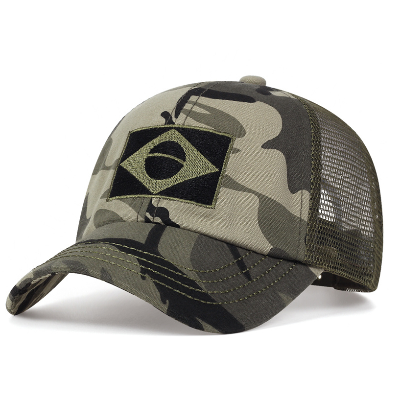 Boné Gorro Camuflado Bandeira Brasil Redinha Tela Ar Livre e Outros ...