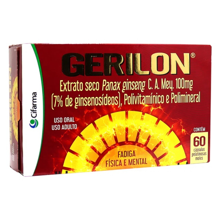 Gerilon Suplemento Vitamínico Caixa 60 Cápsulas 100mg | Shopee Brasil