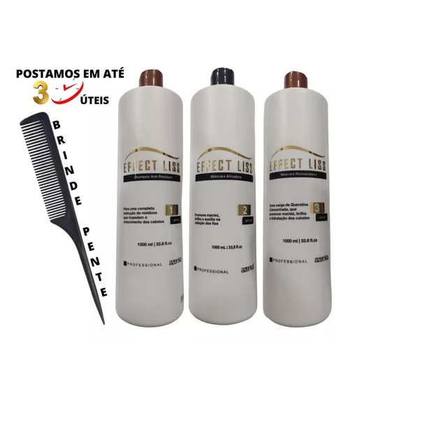 Progressiva Azenka Effect Liss 3 Passos ( Litro ) - Exclusivo Para ...