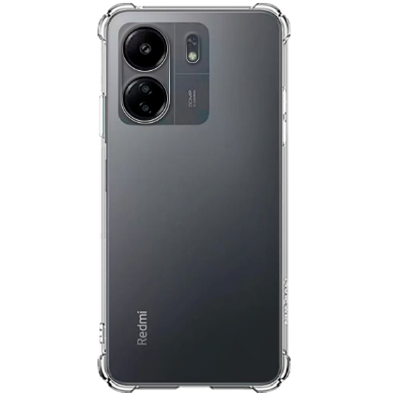 CAPA REDMI 13C CAPA CAPINHA TRANSPARENTE/COLORS TPU SILICONE | Shopee ...