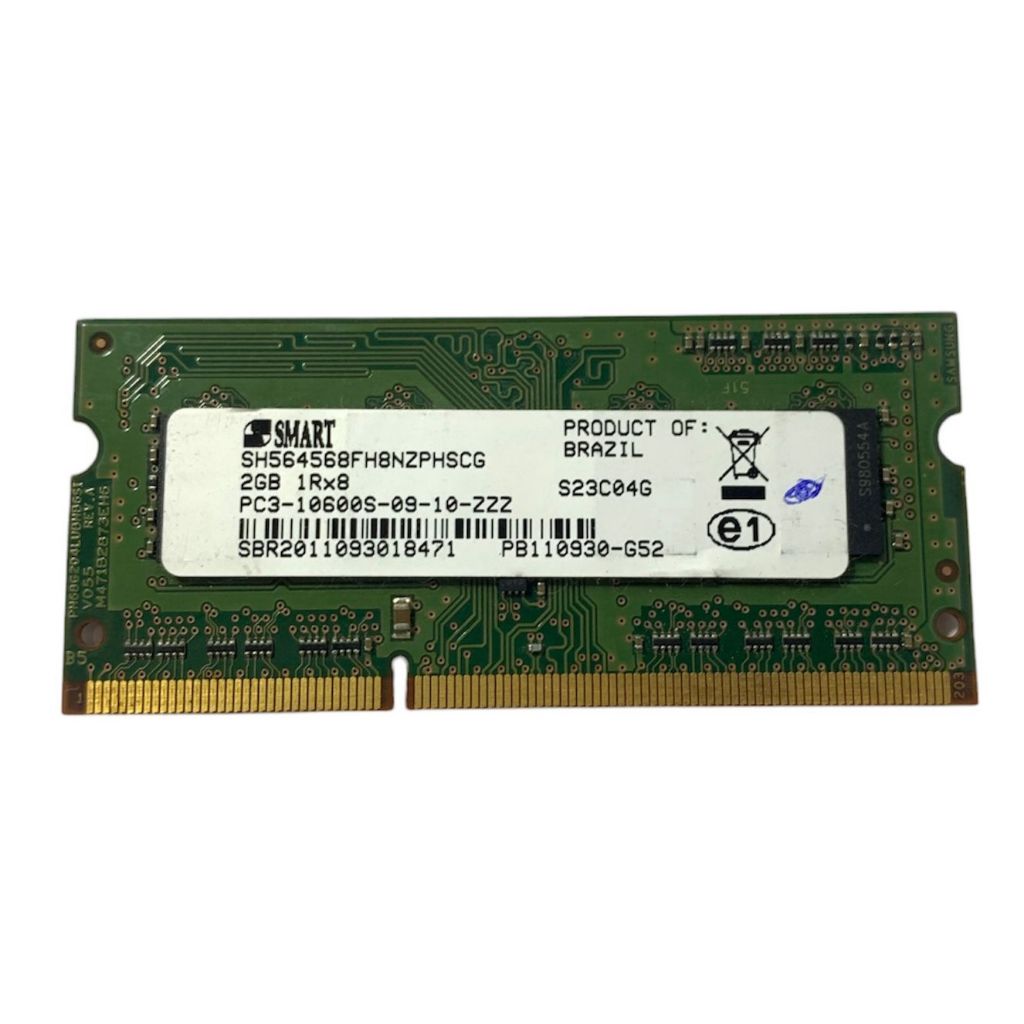 Mem ria RAM Notebook 2GB DDR3 PC3 10600S 1Rx8 Escorrega O Pre o