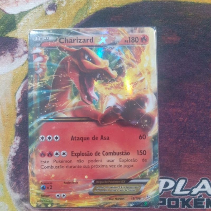 Carta Pokemon Charizard EX Original | Shopee Brasil