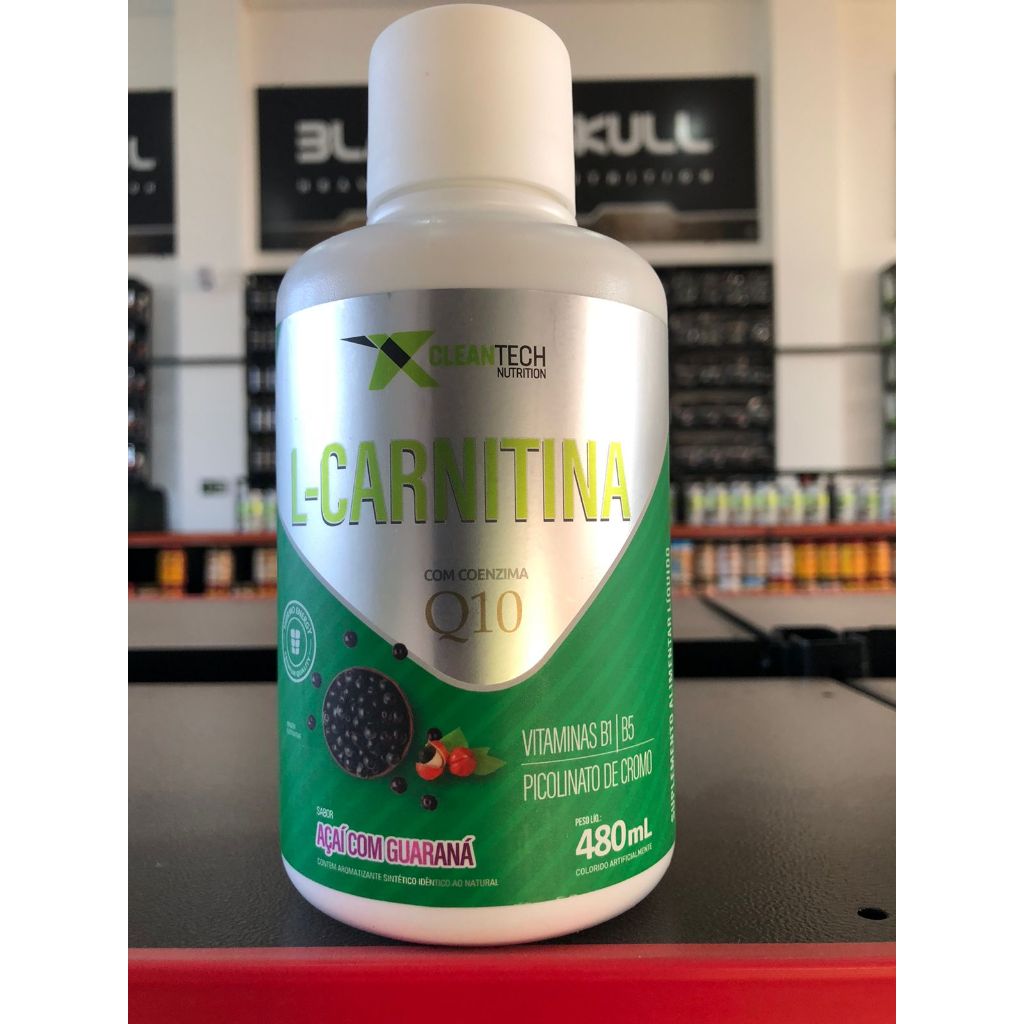 L carnitina com Coenzima Q10 e Picolinato de cromo 480ml | Shopee Brasil