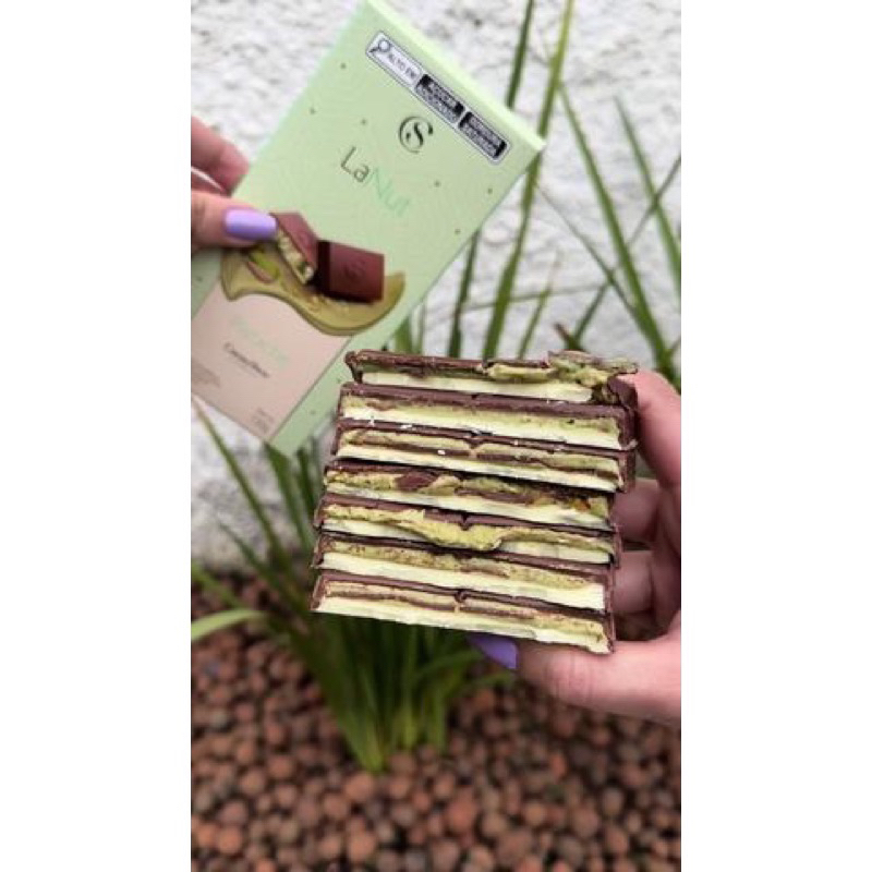 barra pistache cacau show | Shopee Brasil