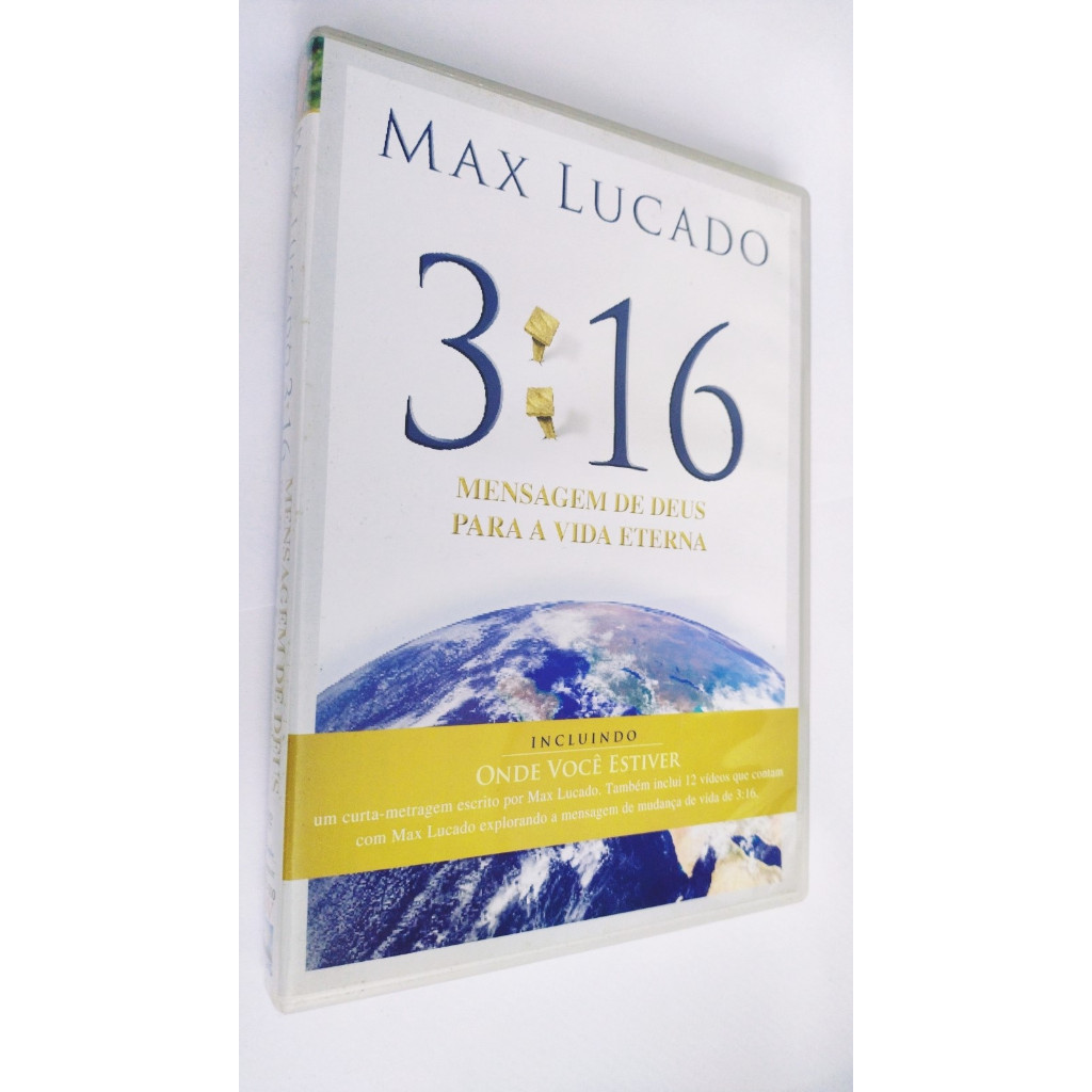Dvd Max Lucado - 3:16 - Mensagem de Deus Para a Vida Eterna (excelente ...