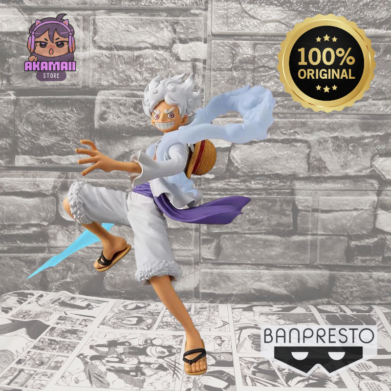 ACTION FIGURE MONKEY D. LUFFY GEAR 5 NIKA ONE PIECE DXF BANDAI ...