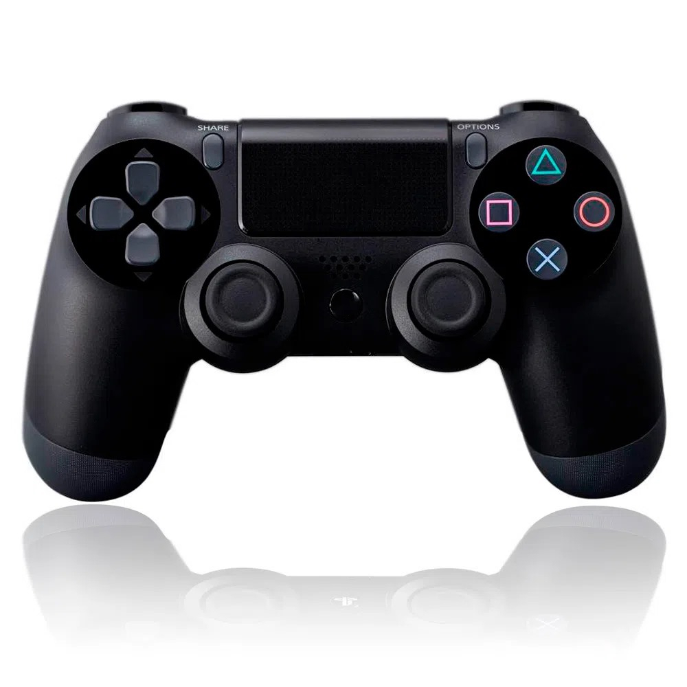 Controle PS4 Preto Sem Fio Recarregável Primeira Dualshock 4 Premium ...