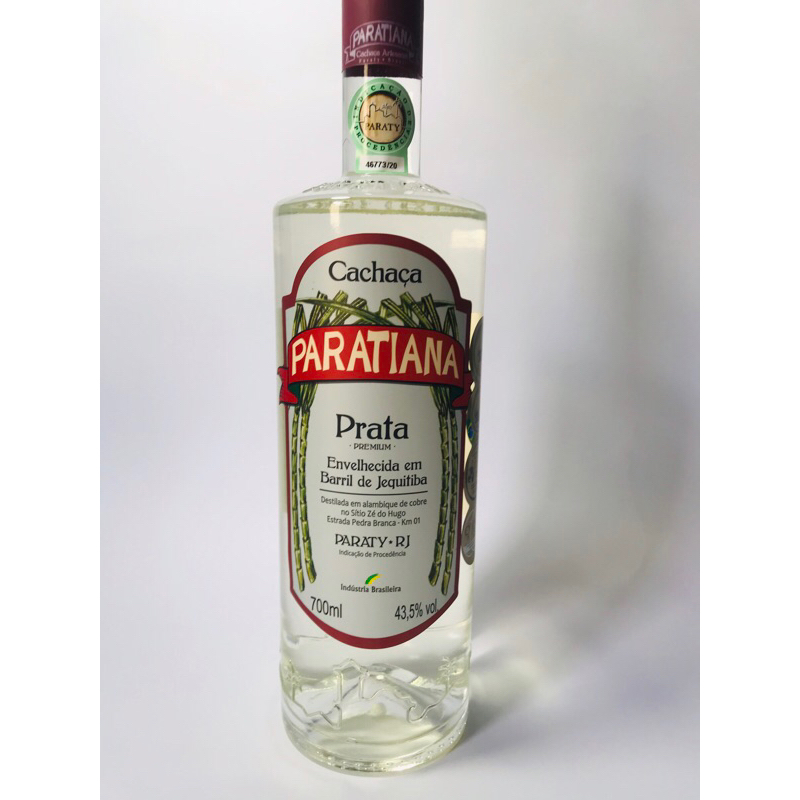 Cachaça Prata Premium Paratiana 700ml | Shopee Brasil