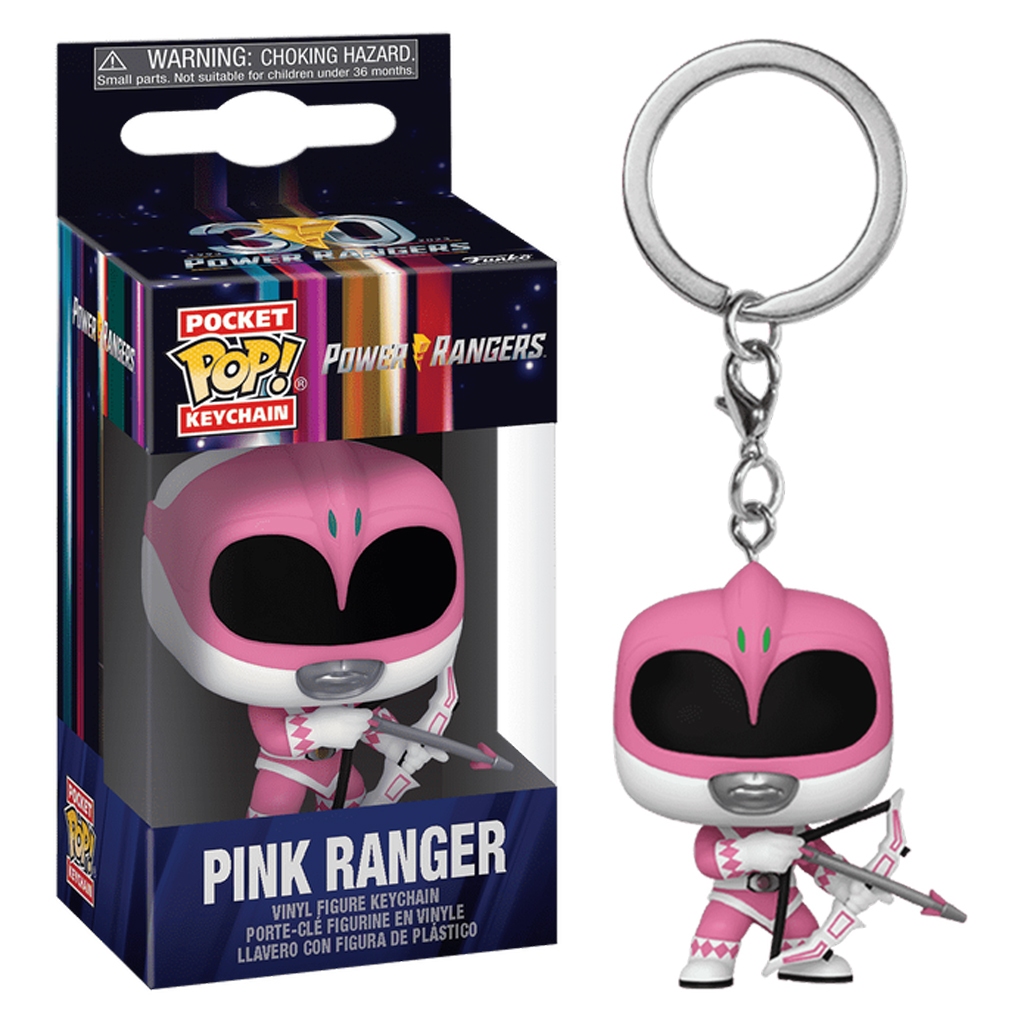 CHAVEIRO FUNKO POP KEYCHAIN POWER RANGERS 30TH ANNIVERSARY - PINK ...