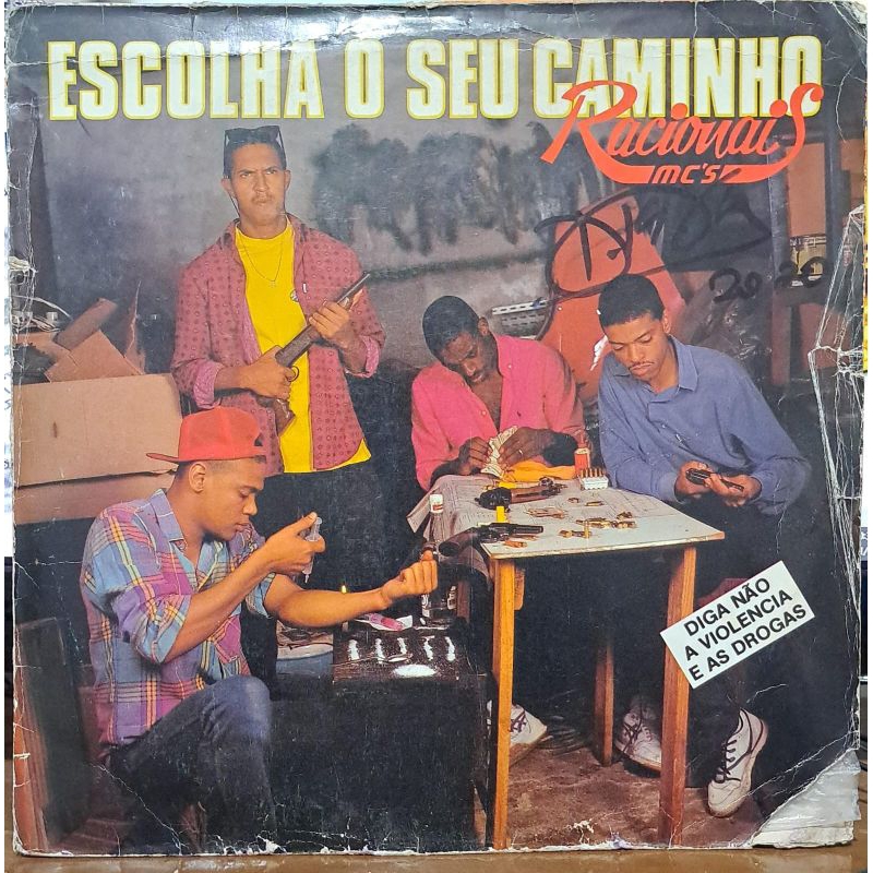 Disco de Vinil LP Racionais MC's Escolha seu caminho (autografado pelo ...