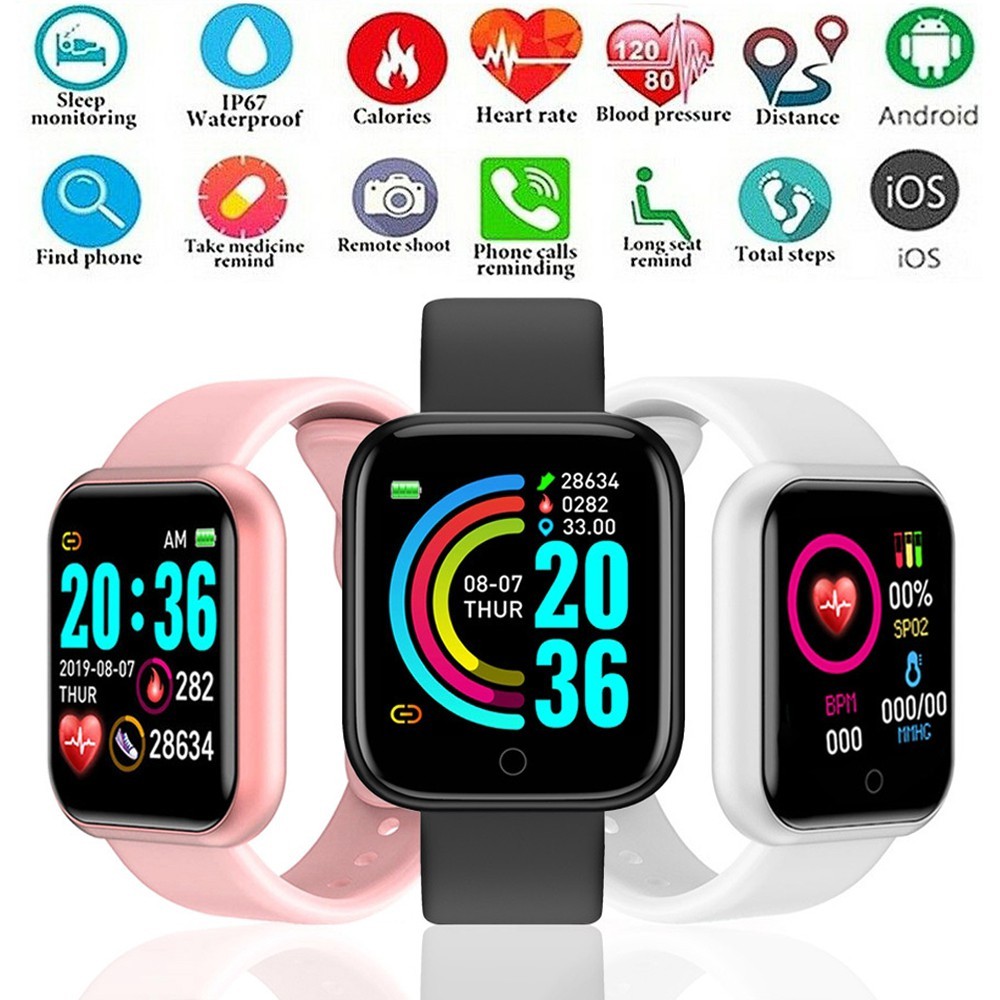 Relógio Smartwatch Android Ios Inteligente D20 Bluetooth Nfe Relógio ...