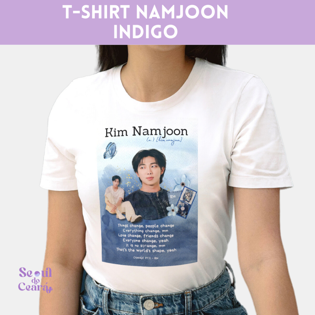 Camisa Coleção Especial de Aniversário Namjoon (INDIGO) | Shopee Brasil