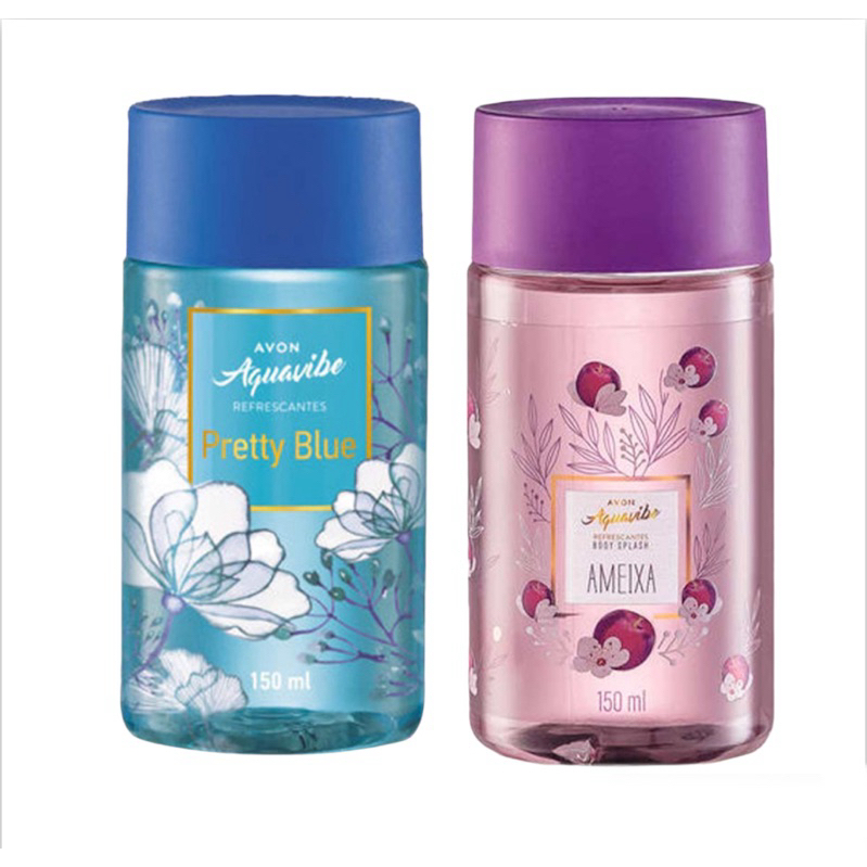 kit Aquavibe Splash Pretty Blue 150ml + Aquavibe Splash Ameixa 150ml ...