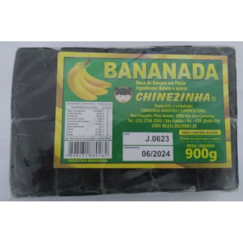 Doce Bananada Lisa Chinezinha pacote com 50 unidades. | Shopee Brasil