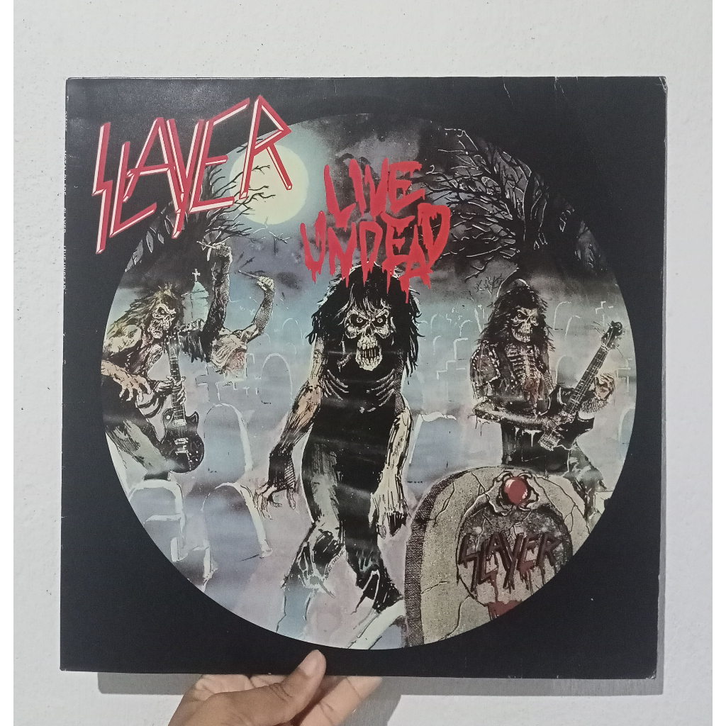 Lp Vinil Slayer - Live Undead (thrash Metal/1984) | Shopee Brasil