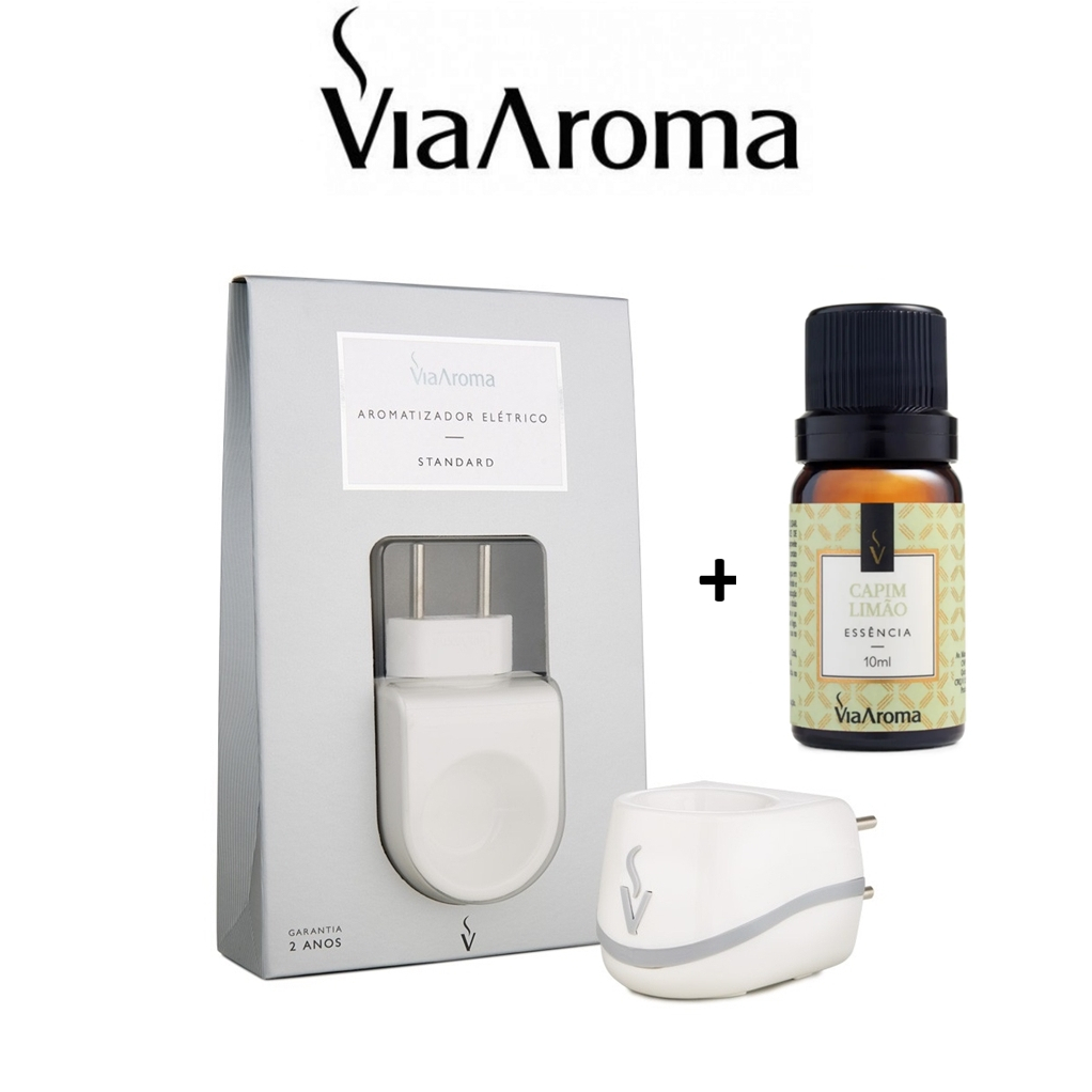 Aromatizador Via Aroma para Essência - Difusor Aromaterapia - Escolha ...