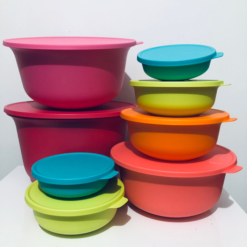 Tupperware Tigelas Aloha Cores Servir Elegância Original | Shopee Brasil