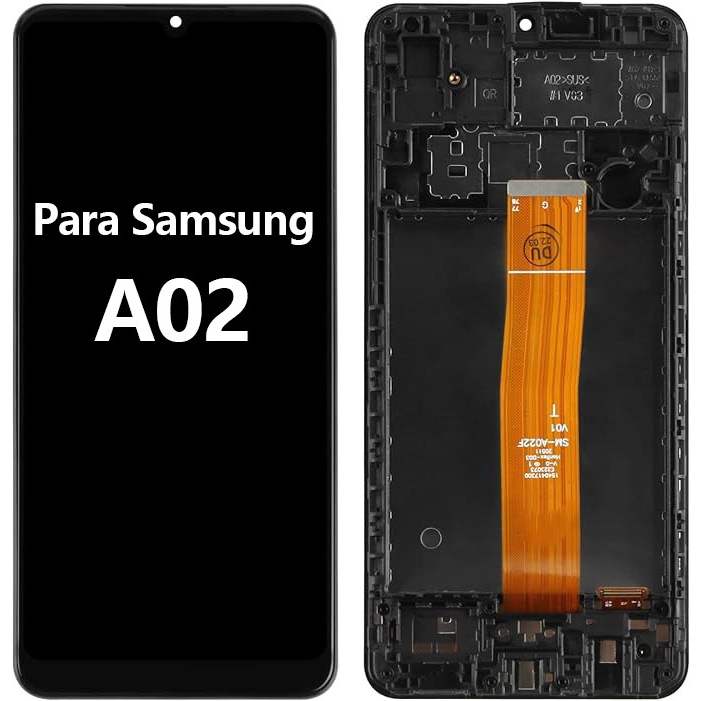 Tela Frontal Display Touch Lcd Compatível Para Samsung Galaxy A02 SM ... Tela Frontal Display Touch Lcd Compatível Para Samsung Galaxy A02 SM ...