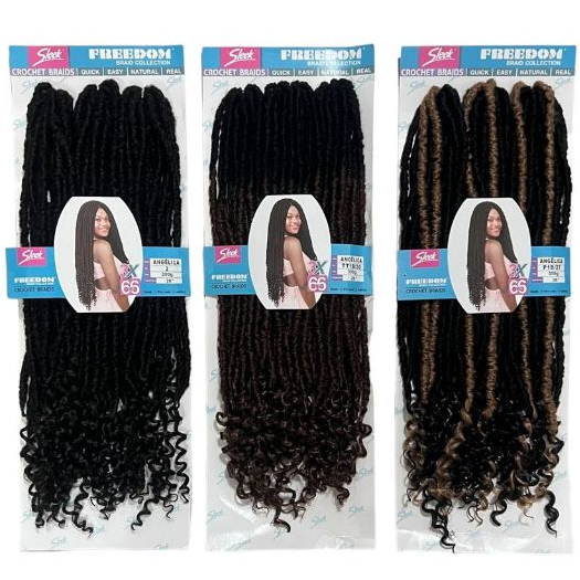 Cabelo Freedom ANGELICA Crochet Braids SLEEK 300g | Shopee Brasil