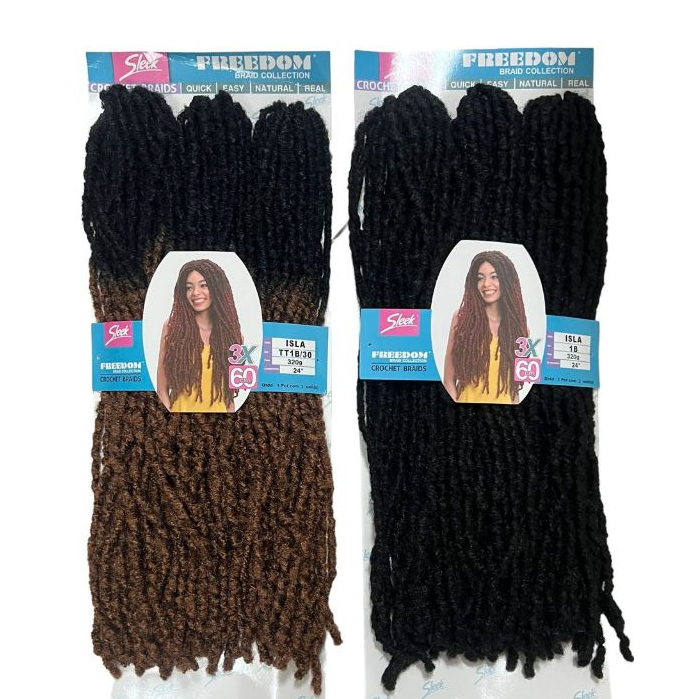Cabelo Freedom ISLA Crochet Braids SLEEK 320g | Shopee Brasil